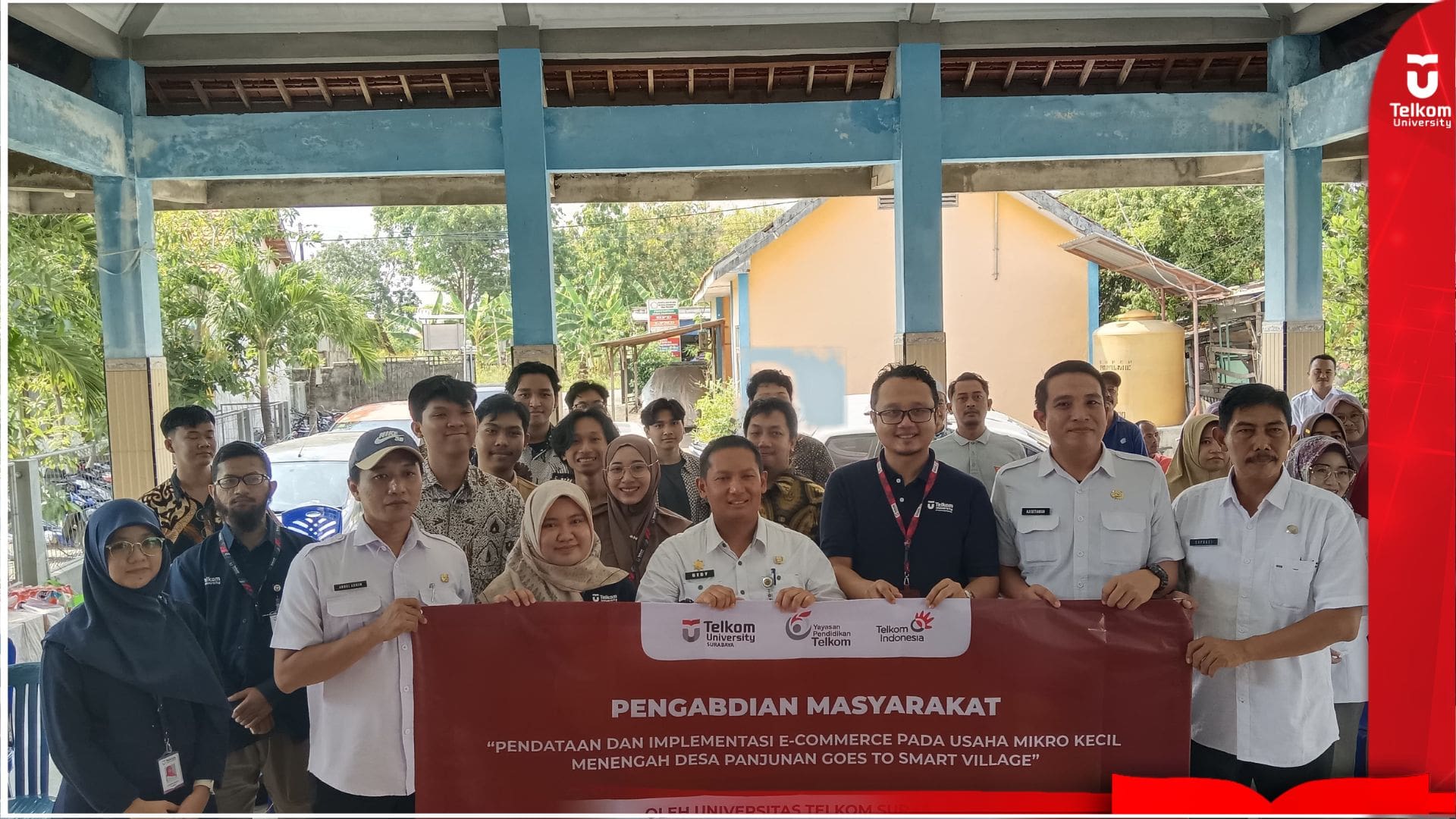 Program Pengabdian Masyarakat Telkom University Surabaya Bantu UMKM Desa Panjunan Go Digital dan ...