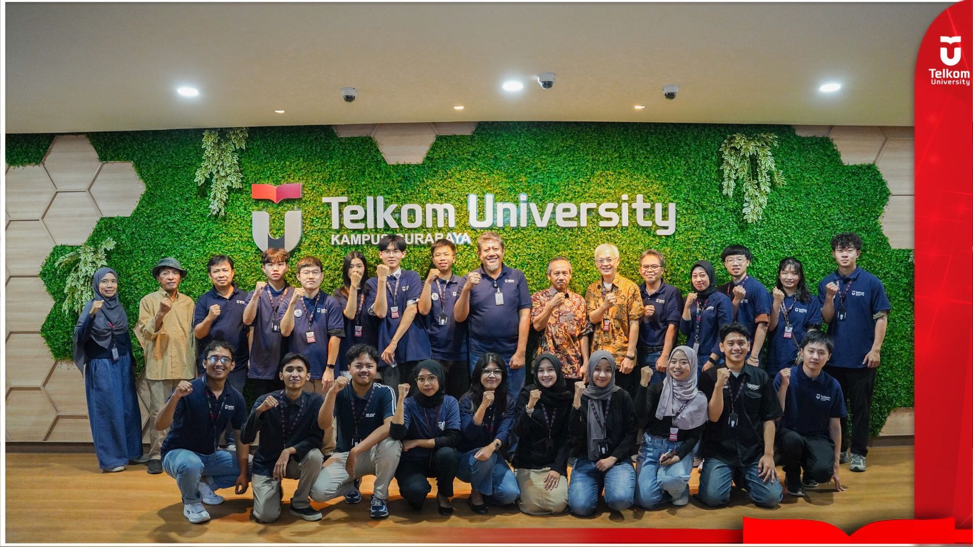 telkom university surabaya sambut mahasiswa internasional dalam cultural day perdana